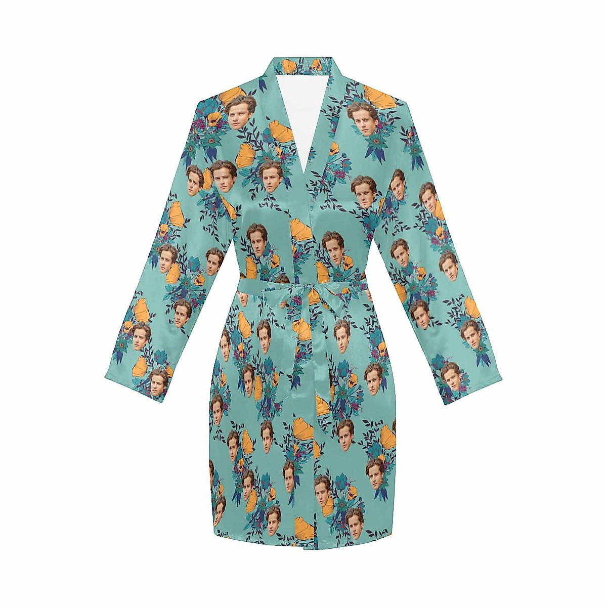 M YESCUSTOM Custom Funny Short Pajama Set - Personalized Christmas Face Pajama Set with Photo, Custom Funny Pajamas Sleepwear for Woman, PJ Set Gift for Women Girlfriend Wife