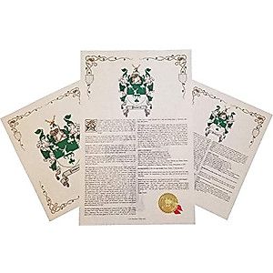 Tolley - Coat of Arms, Crest & History 3 Print Combo - Surname Origin: England