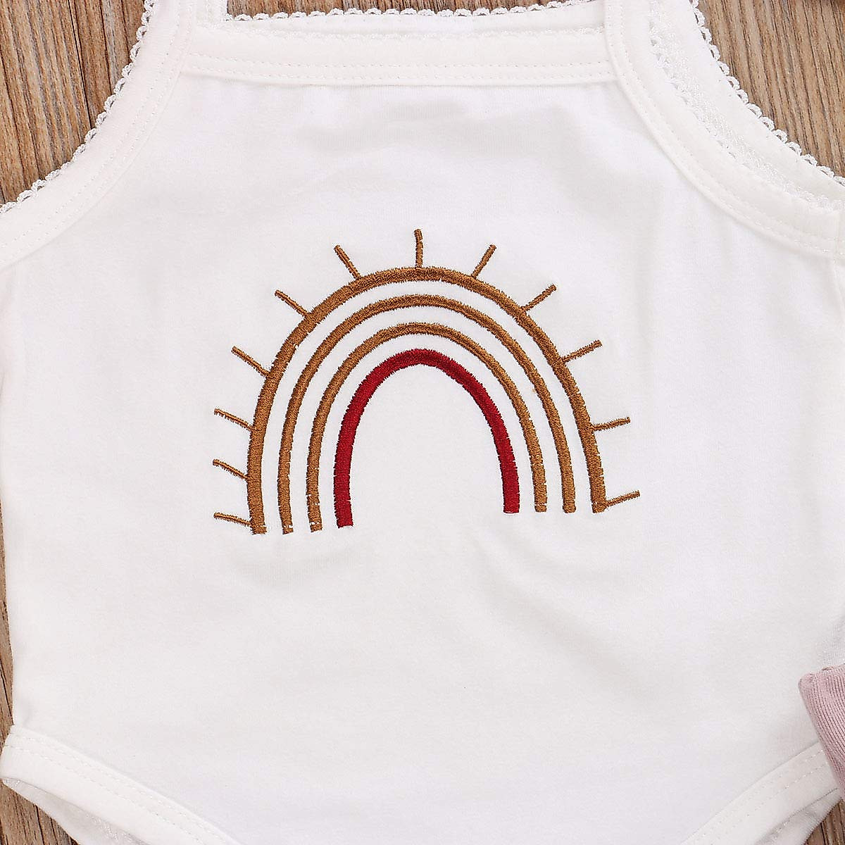 Thorn Tree Newborn Baby Girls Boys Clothes Cotton Suit Cute Baby Kid Infant Romper Play Wear Summer Rainbow Outfits