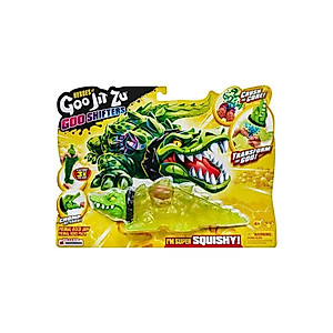 Heroes of Goo Jit Zu Goo Shifters Primal Rock Jaw Hero Pack. Super Stretchy, Squishy Goo Filled Toy with a Unique Goo Transformation