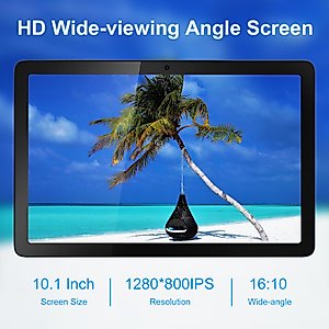 Tibuta Android Tablet 10 Inch, Octa-Core Android 12 Tablet with 7000mAh Battery (Max 14-Hour), 4GB+64GB ROM Gaming Tablets, 10.1 in HD Large Screen Tablet Build in 5+8MP Camera/WiFi/GPS/BT