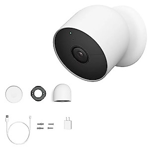 Google Nest Cam Battery Wireless Outdoor Camera and Screen Bundle (Single Camera and Screen)
