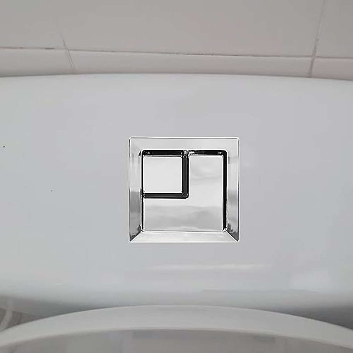 OSALADI Auto Face Tracking Tripod Toilet Water Tank Button Dual Flush Button Bathroom Toilet Push Button Plastic Toilet Flush Button Shower Door Bottom Guide
