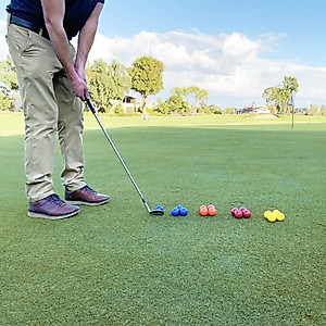 GoSports All Purpose Golf Balls for Play or Practice - Choose 16 or 32 Packs with Tote Bag