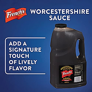 French's Worcestershire Sauce, 1 gal - One Gallon Container of Gluten-Free Worcestershire Sauce, Perfect as Meat Tenderizer, Marinades, Sauces and More