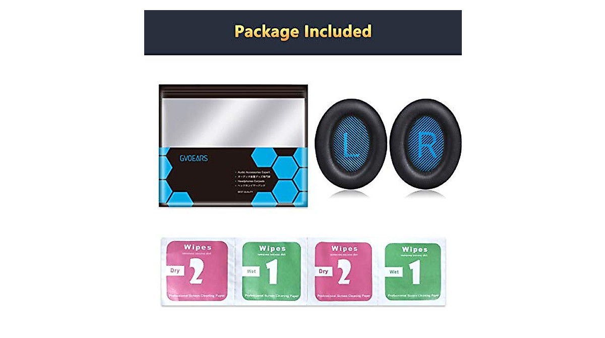 Upgrade Your Bose QC25 with GEVO Sky-Blue Ear Pads