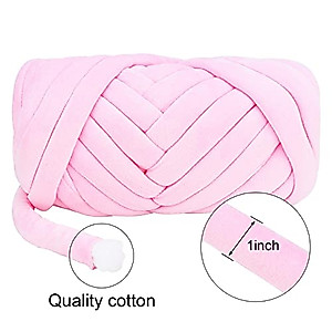 Moon Waves Chunky Yarn for Arm Knitting Crochet Making Blanket Pets House(Light Green)