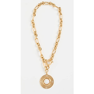 Brinker & Eliza Women's Saturn Necklace, Gold, One Size