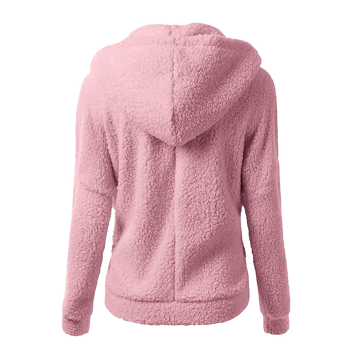 Lastesso Womens Relaxed Size Hoodies Winter Warm Fuzzy Sweatshirt Casual Long Slleve Jackets with Pockets
