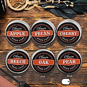 Cocktail Smoker Kit with Torch, Bourbon Smoker Infuser Kit Six Flavors Wood Chips, Old Fashioned Drink Smoker Kit for Whiskey, Cocktail, Meat, Cheese, Gift for Men, Dad, Husband (Without Butane)