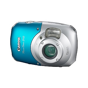 Canon PowerShot D10 12.1 MP Waterproof Digital Camera with 3x Optical Image Stabilized Zoom and 2.5-Inch LCD (OLD MODEL)