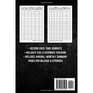 Mileage Log Book: Vehicle Mileage Logbook for Taxes with Fuel & Expense Tracker | Business & Personal