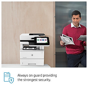 HP LaserJet Enterprise MFP M528dn Monochrome All-in-One Printer with built-in Ethernet & 2-sided printing (1PV64A)