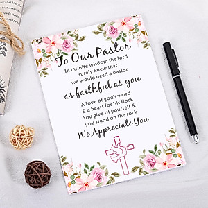 Pastor Appreciation Cards for Partors, Pastor Wife Appreciation Cards, Pastor Appreciation Gifts, Pastor Gifts for Men, Ministry Appreciation Card for Pastor, Christian Thank You Cards With Envelopes