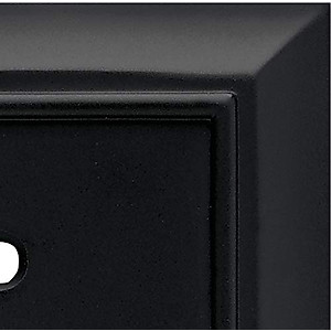 Franklin Brass 64219 Architectural Single Toggle Switch Wall Plate, Matte Black