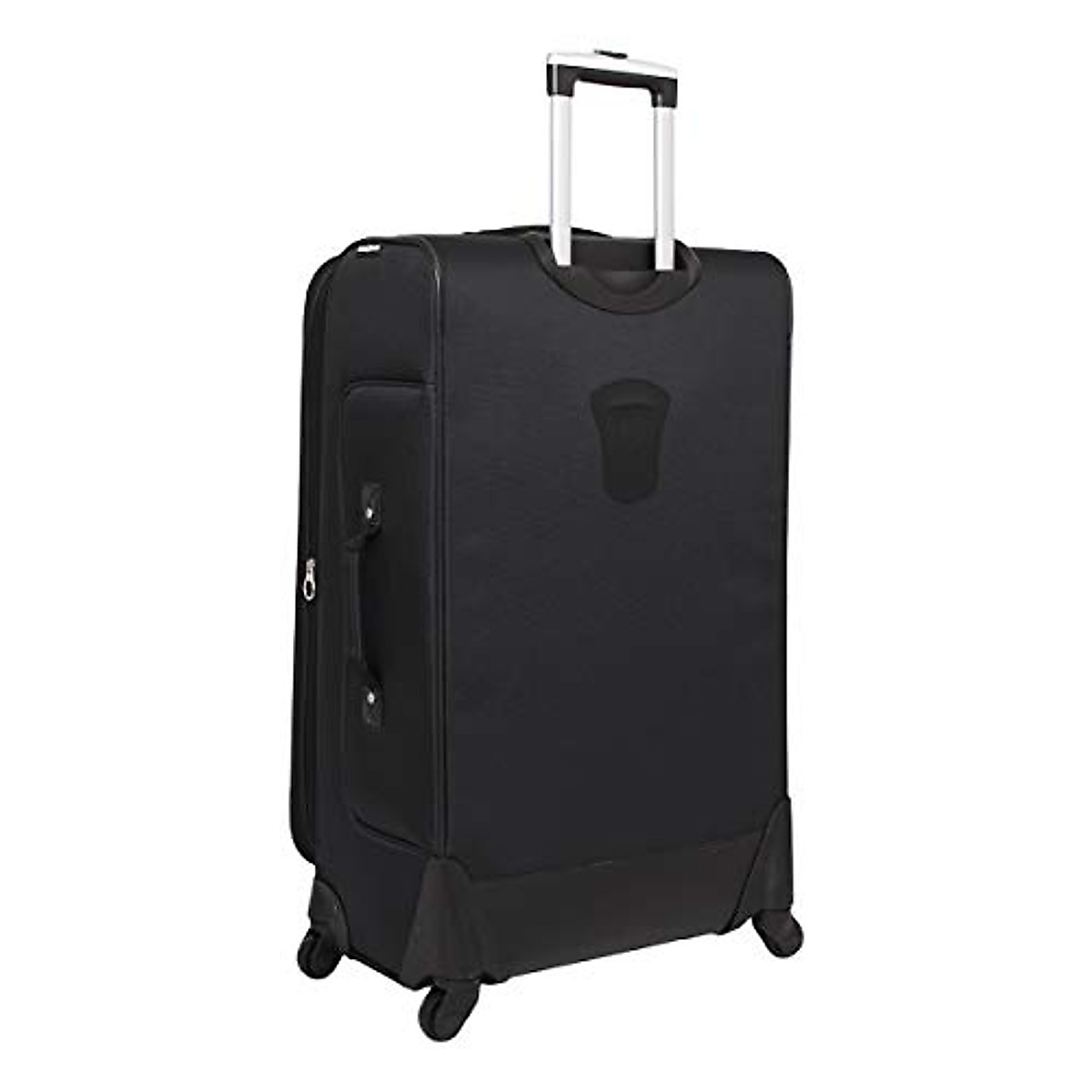 SwissGear Sion Softside Expandable Roller Luggage, Black, Checked-Large 29-Inch