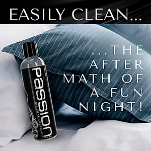 Passion Premium Silicone Lubricant, 2 Fl Oz - Long-Lasting, Non-Sticky Formula, Made in USA, Smooth Application for Comfort