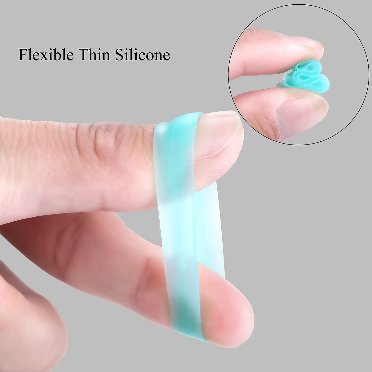 Xpircn Thin Silicone Ear Plugs Tunnels Flexible Ear Earlets Ear Gauges Expander Stretchers Double Flared Flesh Ear Piercing Jewelry 15pairs