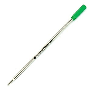 Monteverde Ballpoint Refill to Fit Cross Ballpoint Pens, Medium Point, Soft Roll, Green, 2 per Pack (C132GN)