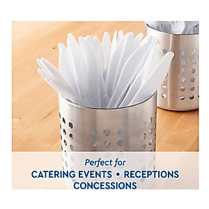 Member's Mark Plastic Knives, Heavyweight, White (600 Count)