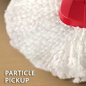 Vileda EasyWring and Clean Turbo Classic Microfibre Mop Refill Head, Pack of 2