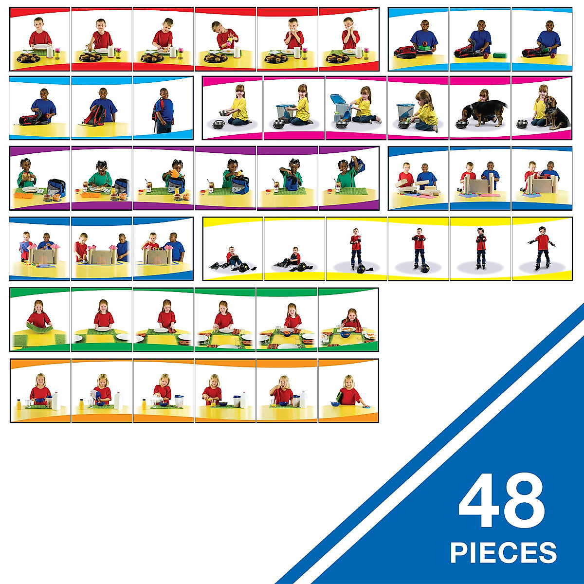 Carson-Dellosa Publishing 6-Scene, Learning to Sequence Multi, 8.6" x 9" x 1.8"