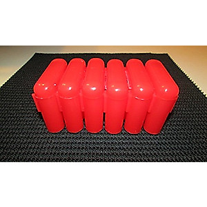 APGOLF 4 New 1 oz Gold Mining Glass Vials and Vial Case Holder Interlocking Nesting Green