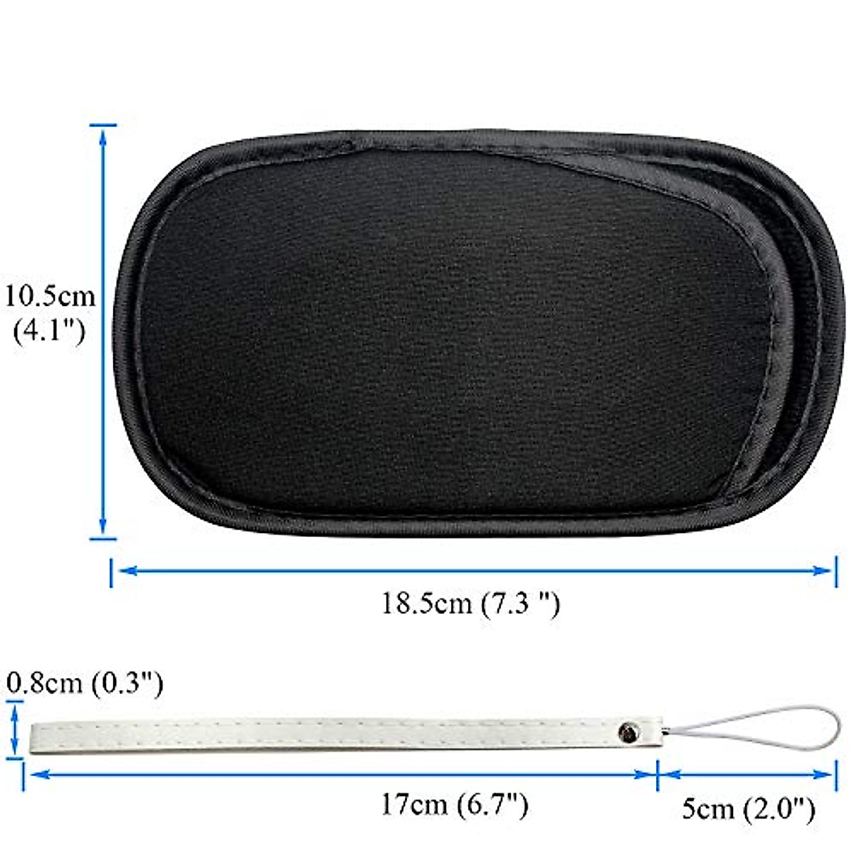 OSTENT Soft Travel Protective Case Pouch Cover Sleeve for Sony PSP 1000 2000 3000