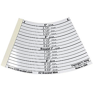 EURO TOOL Ez Sizer, Bracelet Mandrel, Travel Size | GAU-110.10