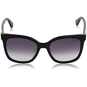 Kate Spade New York Women's Kiya Square Sunglasses, Black, 53 mm