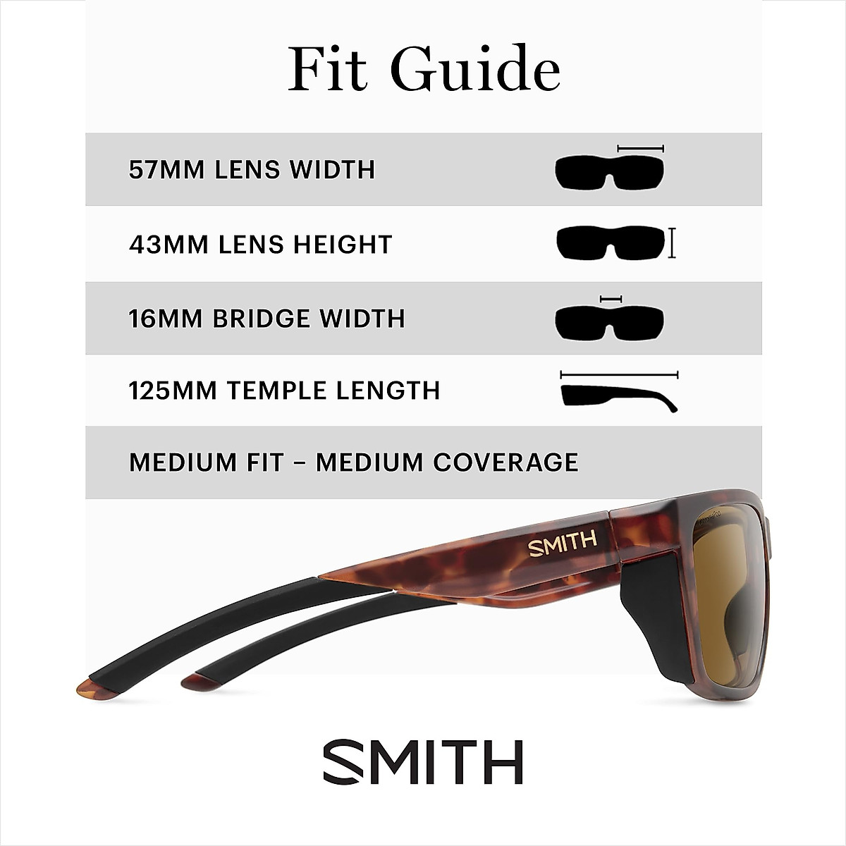 SMITH Longfin Sunglasses with ChromaPop Lenses – Performance Sports Active Sunglasses for Watersports, Fishing & More – For Men & Women – Matte Tortoise + Brown ChromaPop Glass Polarized Lenses