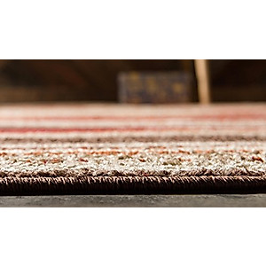 Unique Loom Autumn Collection Area Rug - Wheat (8' x 10' Rectangle, Multi/ Beige)