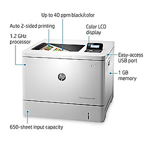 HP Color B5L25A#BGJ LaserJet Enterprise M553dn with HP FutureSmart Firmware (Renewed)