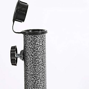 Rayberro Beach Umbrella Anchor Sand Stainless Steel Sand Anchor for Umbrella Grass Ground Stake Holder Spike In Ground Umbrella Base Fit for Caliber 1.1-1.4inch