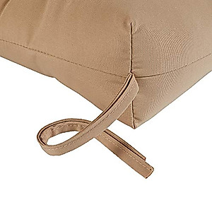 Greendale Home Fashions Outdoor 51x18-inch Bench Cushion, Set of 1, Sand Dollar