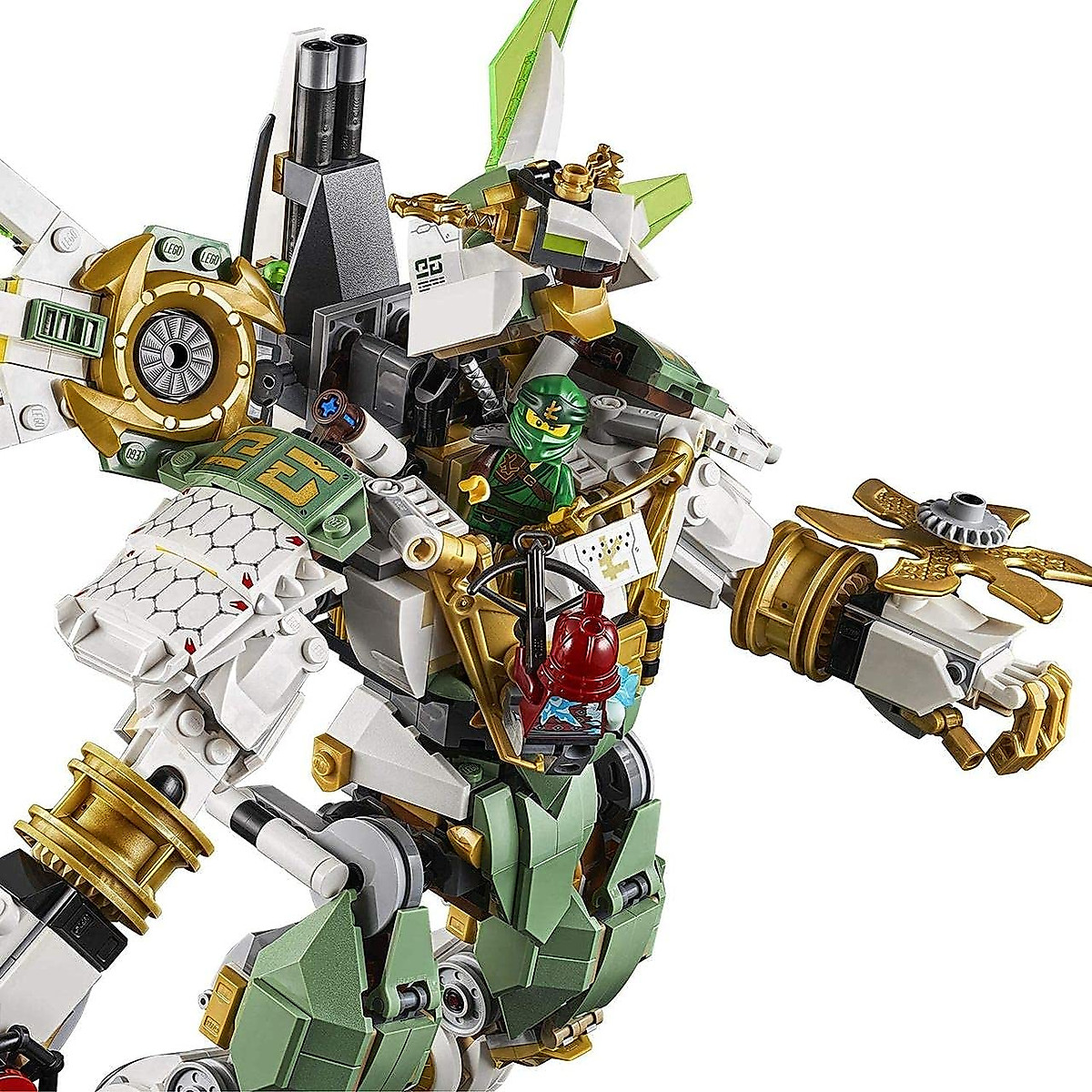 LEGO NINJAGO Lloyd's Titan Mech 70676 Ninja Toy Building Kit with Ninja Minifigures for Creative Play, Fun Action Toy Includes NINJAGO Characters Including Lloyd, Zane FS and More (876 Pieces)