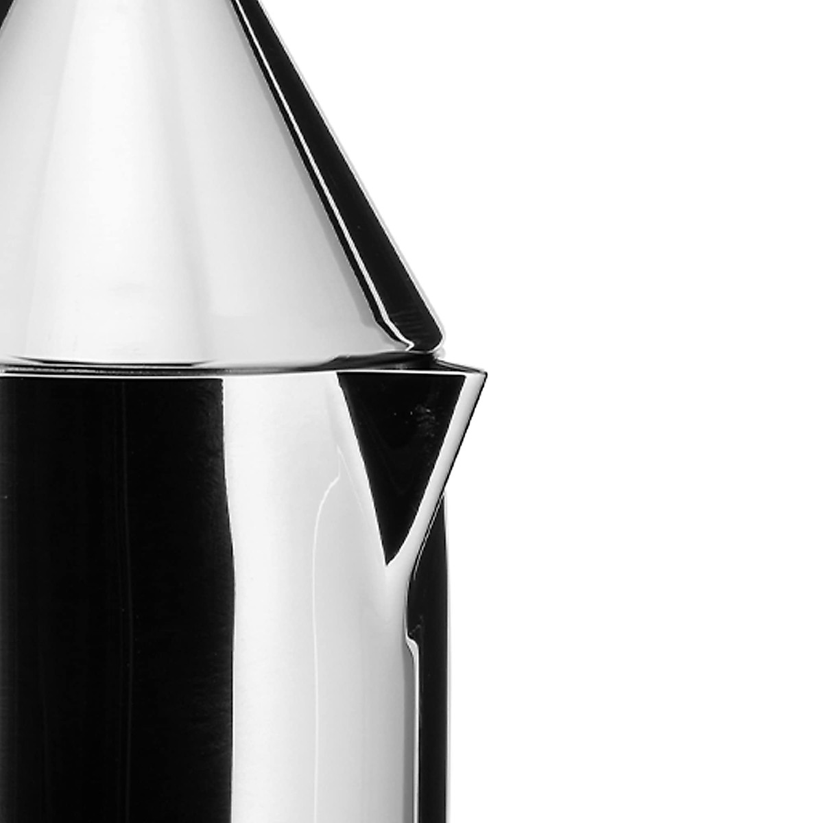 Alessi LA CONICA ESPRESSO COFFEE MAKER, 6 CUP, Silver