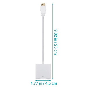 Milisten 7pcs vga cable pro tec digital-to-analog signal converters P video conversion High-definition video adapter High- definition Cable Adapter Video Cable VGA Adapter Cable 1080p