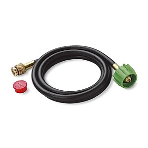 Weber Adapter Hose for Weber Q-Series and Gas Go-Anywhere Grills, 6-Feet , Black
