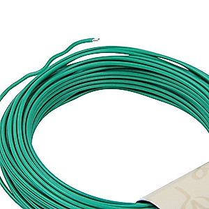 KINGLAKE 100 Feet Green Sturdy Plastic Coated Garden Wire 1.8mm Plant Twist Tie Garden Training Wire (2pks 50 ft)