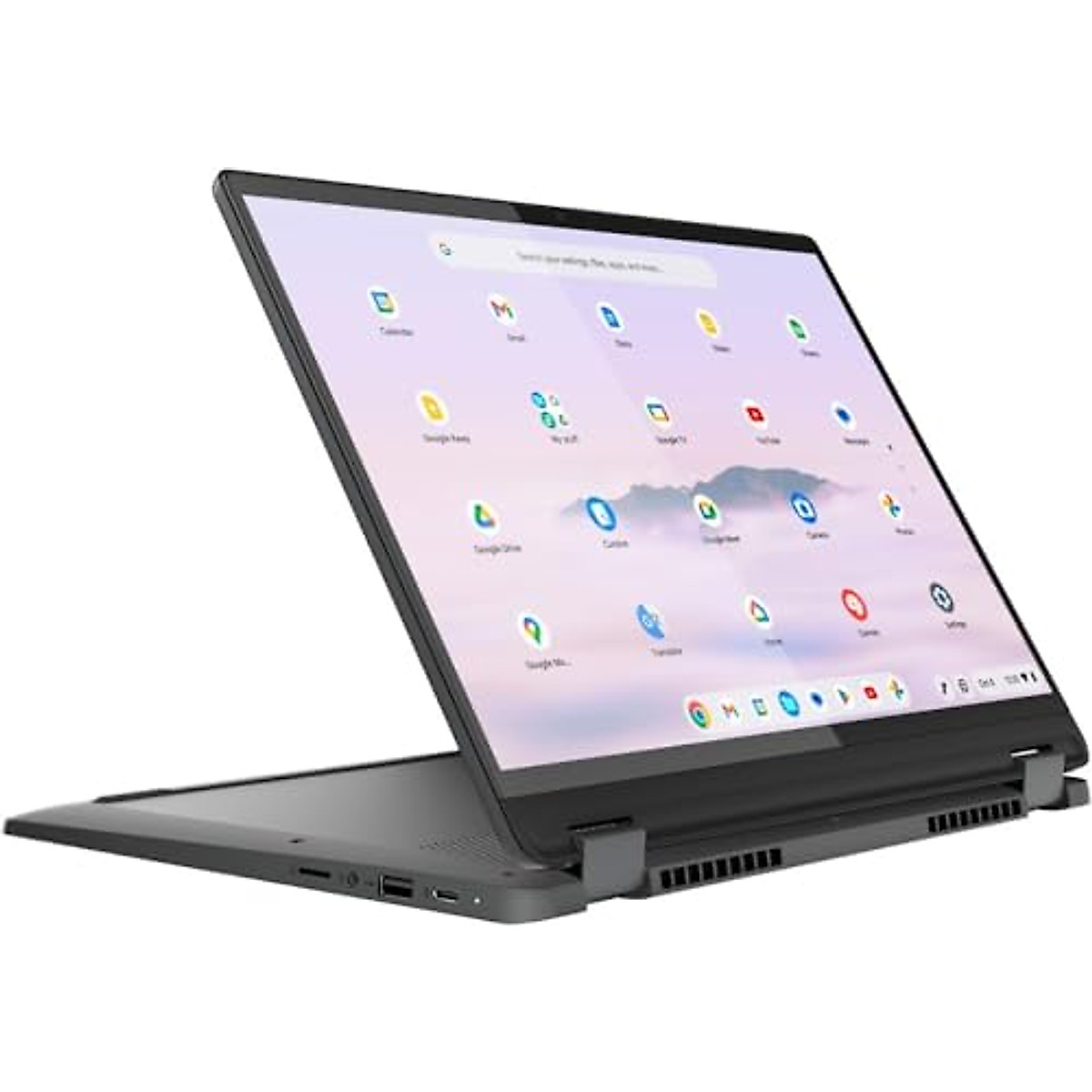 IdeaPad Flex 5i Chromebook Plus 14" FHD+ 2-in-1 Touchscreen Laptop ( Intel Core i3-1315U, 8GB RAM, 1TB SSD), FHD Webcam, Backlit Keyboard, Chrome OS, w/Google AI, 2TB of Cloud Storage, Grey