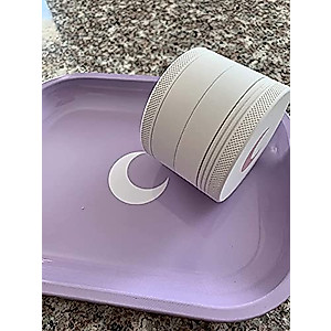Metal Tray Small Purple Lightweight Tray - Curved Edges and Smooth Surface - 5.5 x 7 inch - Travel