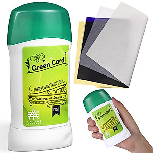 15pcs Tattoo Transfer Paper and Gel Kit for Transfer Stickers Paper Machine Stencils, Temporary Tattoo Supplies Accessories, Clean Dry Protection Antiperspirant Deodorant