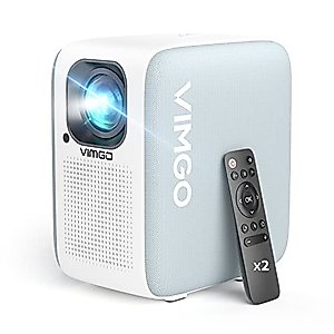 Projector with WiFi and Bluetooth, Native 1080P Portable Projector 4K Supported 120" Display for Home Outdoor, LED Smart Movie Projector Compatible with iOS/Android/PS5/TV Stick/Xbox