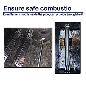 YOUFIRE Gas Burners Tube 16.5 inch Grill Replacement Parts for Kitchen Aid 3 Burner 720-0787 Gas Grill, Kitchen Aid 2 Burner D720-0819 Stainless Steel Grill Burner Pipe