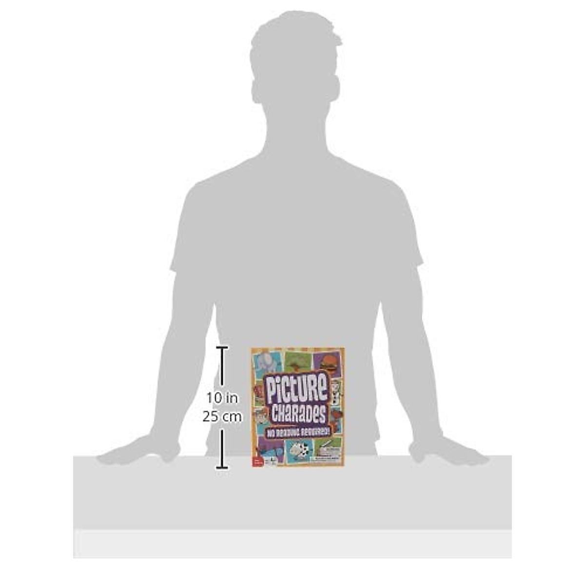 Outset Media Picture Charades for Kids - No Reading Required! - Contains 4 Deck, 192 Cards Total - Ages 4+