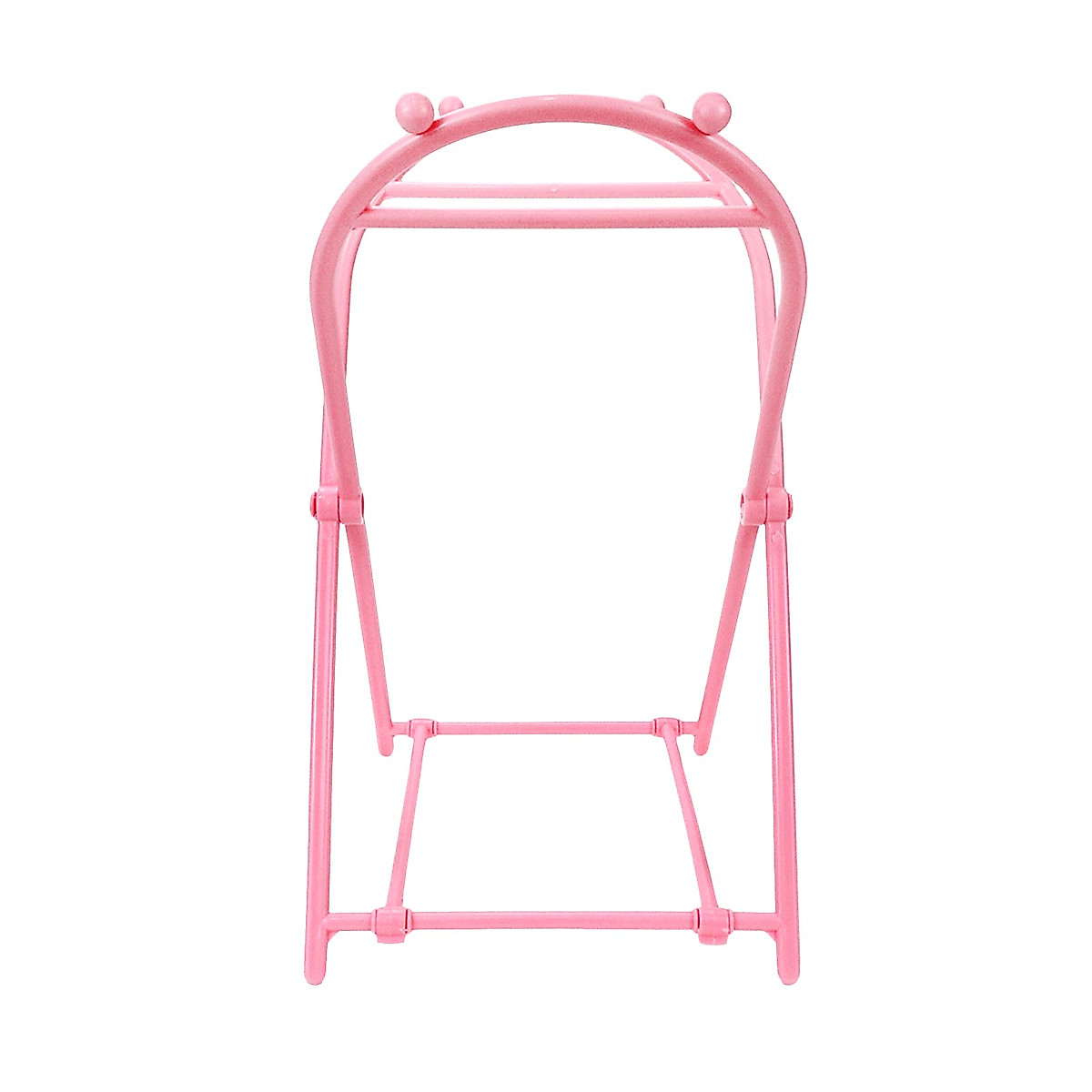 Xiaoyztan Foldable Garbage Bag Holder ABS Plastic Trash Bag Support Frame for Home Kitchen Garden Outdoor (Pink)