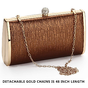 Women Evening Clutch Bags Metal Frame Evening Bag Night Purse Handbag Wedding Prom Party Cocktail Bridal Clutches
