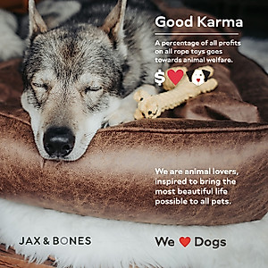 Jax & Bones Dog Rope Toy - 3" Aqua Knot Celtic Knot Pull Toy for Dogs - Premium Tug of War Toy for Aggressive Knot Dog Rope