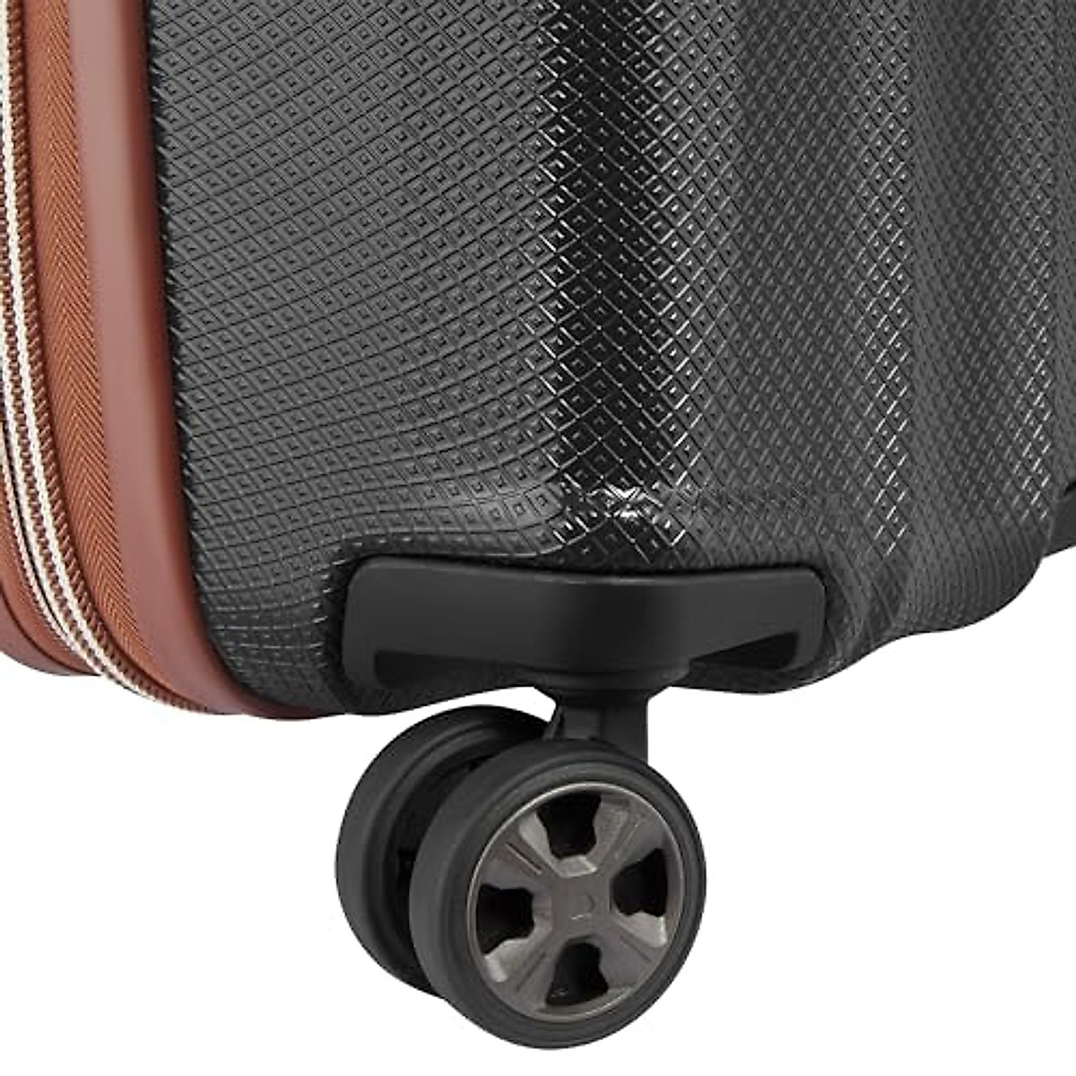 DELSEY PARIS St. Tropez Hardside Expandable Luggage with Spinner Wheels, Black, Carry-on 21 Inch